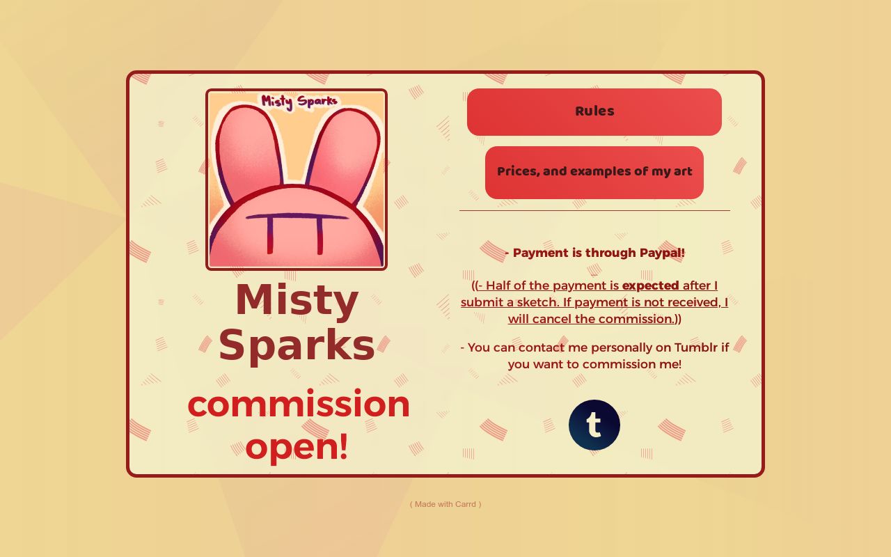 Misty Spark's Commission Info